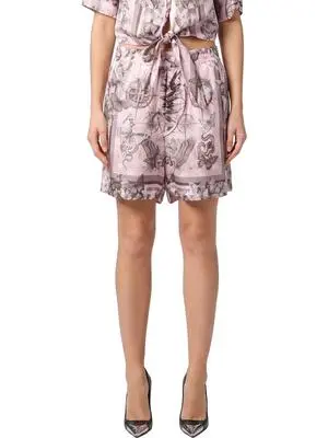 Philipp Plein Printed Shorts - Fuchsia