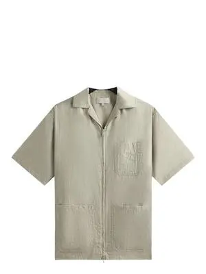 Kith Washed Kaydin Full Zip Shirt - Plaster