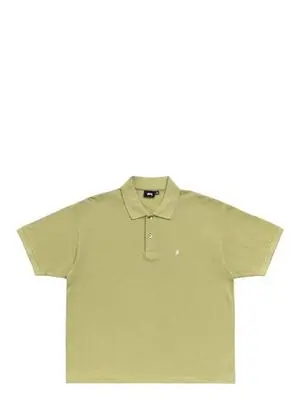 StÜssy Classic Pique Polo Shirt - Leaf