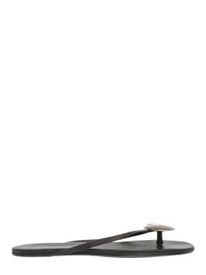 Christopher Esber Aura Quartz Flat Sandals - Brown