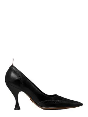 Thom Browne Wingtip Leather Pumps Black
