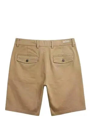 MOOSH Belted Button-fastening Shorts - Neutrals