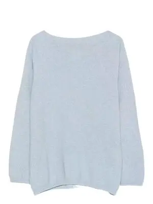 Fabiana Filippi Metallic Thread Three-quarter Sleeve Sweater - Blue