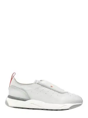 Santoni Perforated Lace-up Sneakers - Grey