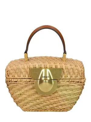 Cult Gaia Woven Tote Bag - Neutrals