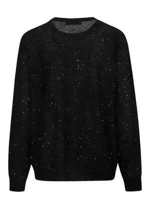 Fabiana Filippi Sequin-embellished Wool Sweater - Black