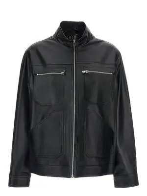 IRIE' Irie Zip-Up Faux-Leather Multi-Pocket Jacket