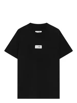 MAISON MARGIELA Logo Patch T-shirt - Black
