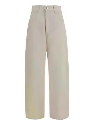 RÓHE Berber Barrel-leg Jeans - White