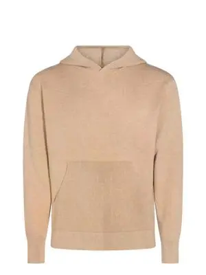 CANALI Canali Knitted Hoodie With Pouch Pocket