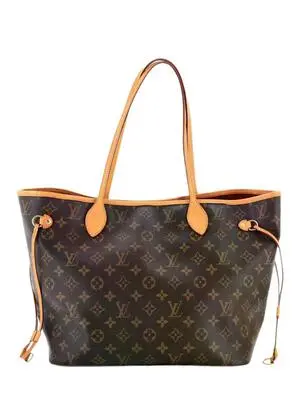 LOUIS VUITTON Neverfull Nm Monogram Canvas Tote Bag - Brown