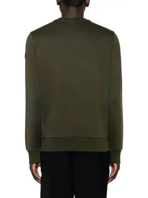 Moncler Cotton Logo-embossed Sweatshirt - Green