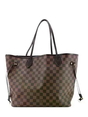 LOUIS VUITTON Neverfull Damier Mm Tote Bag - Brown
