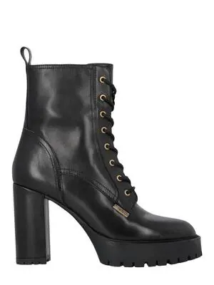 PINKO PINKO Lace-Up Platform High Block Heel Ankle Boots