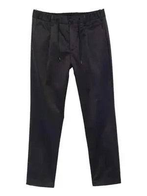 Herno Drawstring-waist Pleated Trousers - Blue