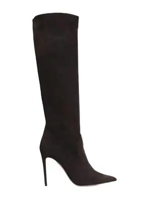 CASTAGNA Smirne Pointed-toe Stiletto-heel Boots - Brown