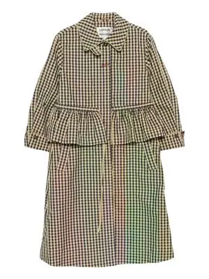 DAMSON MADDER Myrtle Trench Coat - Blue