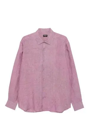 Zegna Linen Shirt - Pink
