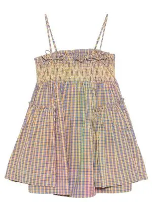 DAMSON MADDER Lilo Mini Dress - Brown