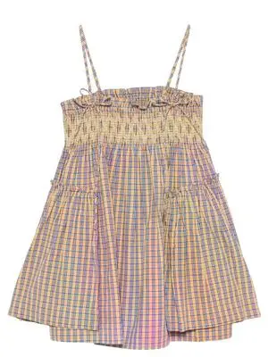 DAMSON MADDER Lilo Mini Dress - Brown