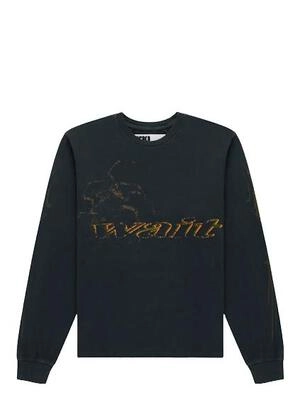 SP5DER Wait Long Sleeve Tee - Black
