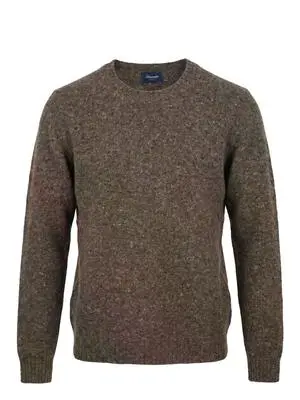 DRUMOHR Drumohr Flecked Knit Wool Sweater
