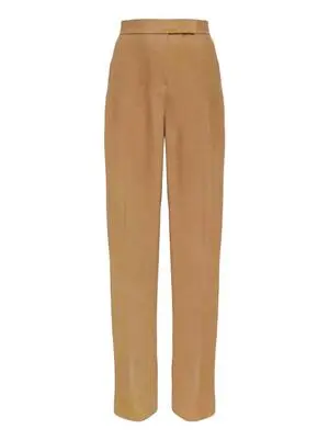 Max Mara Filato Wool Trousers - Brown