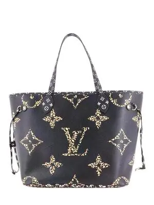 LOUIS VUITTON Limited Edition Jungle Monogram Giant Tote Bag - Black