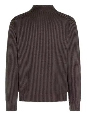 04651 / A TRIP IN A BAG 04651 / A TRIP IN A BAG Ribbed-Knit Mock-Neck Sweater