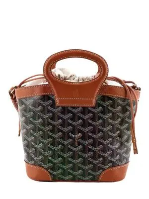 Goyard Beluga Mini Tote Bag In Coated Canvas - Brown