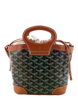 Goyard Beluga Mini Tote Bag In Coated Canvas - Brown