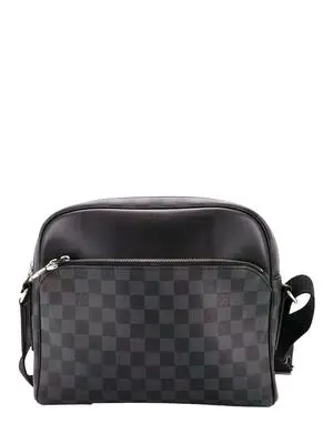 LOUIS VUITTON Damier Graphite Pm Reporter Bag - Black