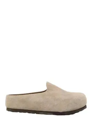 BIRKENSTOCK Birkenstock Amsterdam Suede Mules Neutrals