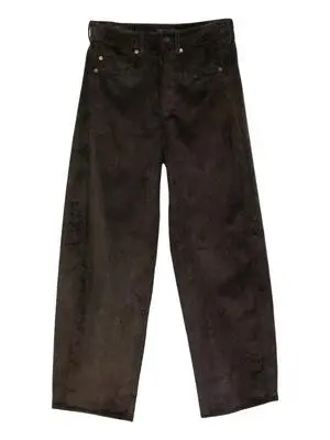 Soeur Gunther Corduroy Wide-leg Trousers - Brown