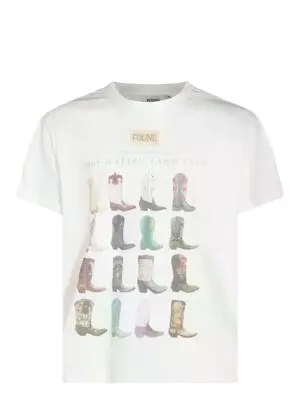 FOUND Graphic-print T-shirt - White