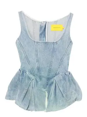 MARQUES' ALMEIDA Marques'Almeida Corset Top With Peplum Hem