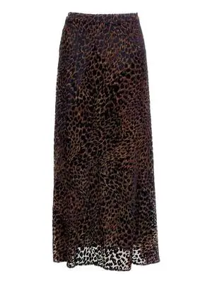 IRIE' Irie Leopard-print Maxi Skirt - Brown