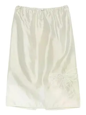 Cecilie Bahnsen Bria Organza Midi Skirt - Green