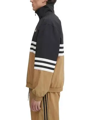 Adidas Striped Panel Track Jacket - Black