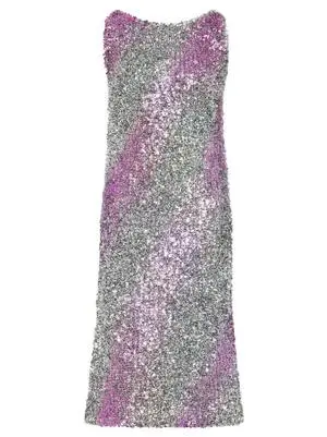 MAISON MARGIELA Maison Margiela Foil Stripe-Pattern Dress