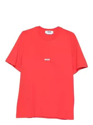 MSGM Logo-print T-shirt - Red