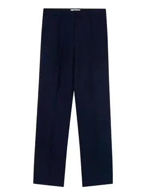MSGM Pleated Tailored Trousers - Blue