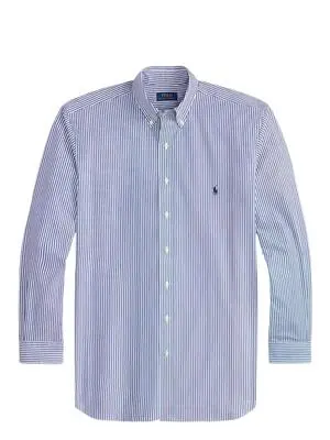 Polo Ralph Lauren Striped Pony Shirt Blue