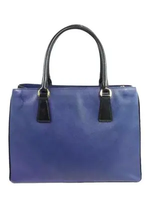 Prada Galleria Saffiano Lux Shoulder Bag - Blue