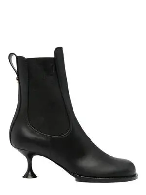 SERGIO ROSSI Heeled Ankle Boots - Black