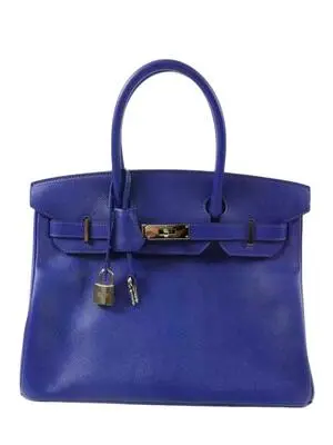 Hermès 2018 Birkin Tote Bag - Blue