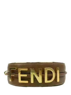 Fendi Raffia Nano Bag - Brown