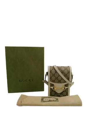 Gucci 1955 Horsebit Shoulder Bag - Brown