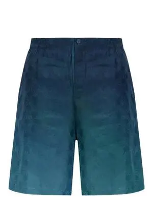 Off-White Arrow Monogram Jacquard Bowling Shorts - Blue