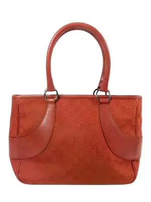 Gucci Gg Canvas Tote Bag - Red
